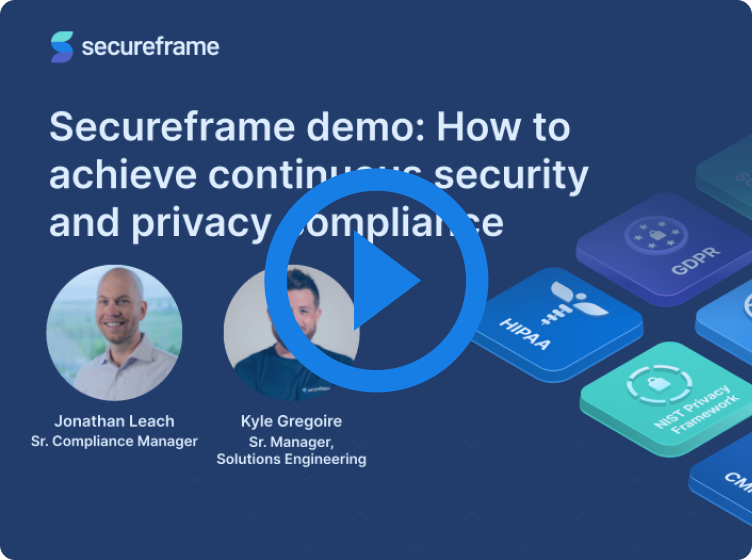Thank You | Expert Insights | Secureframe Product Demo | Secureframe